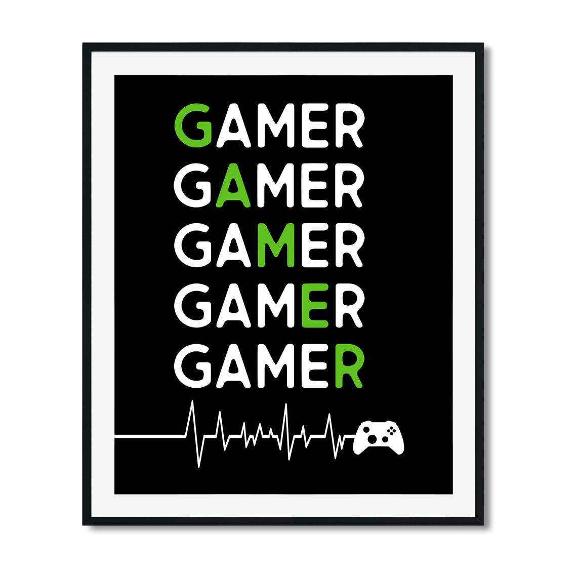 Gaming Poster Printable, Gamer Poster, Video Game Wall Art, Gamer Decor ...