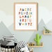 Alphabet Poster, Alphabet Print, ABC Wall Art, ABC Poster Chart, Kids ...