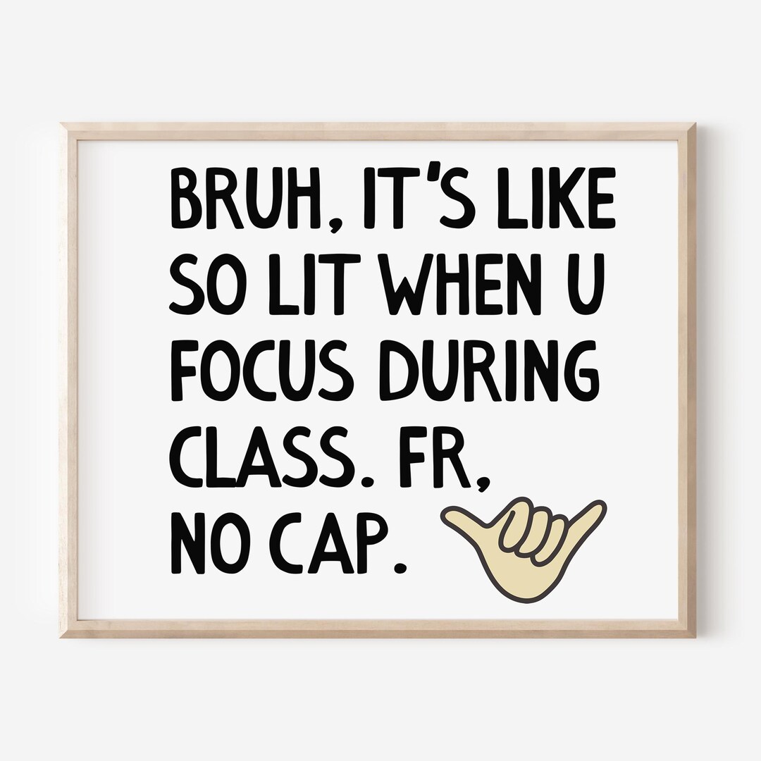 Middle High School Classroom Wall Art, English Math Science Poster ...