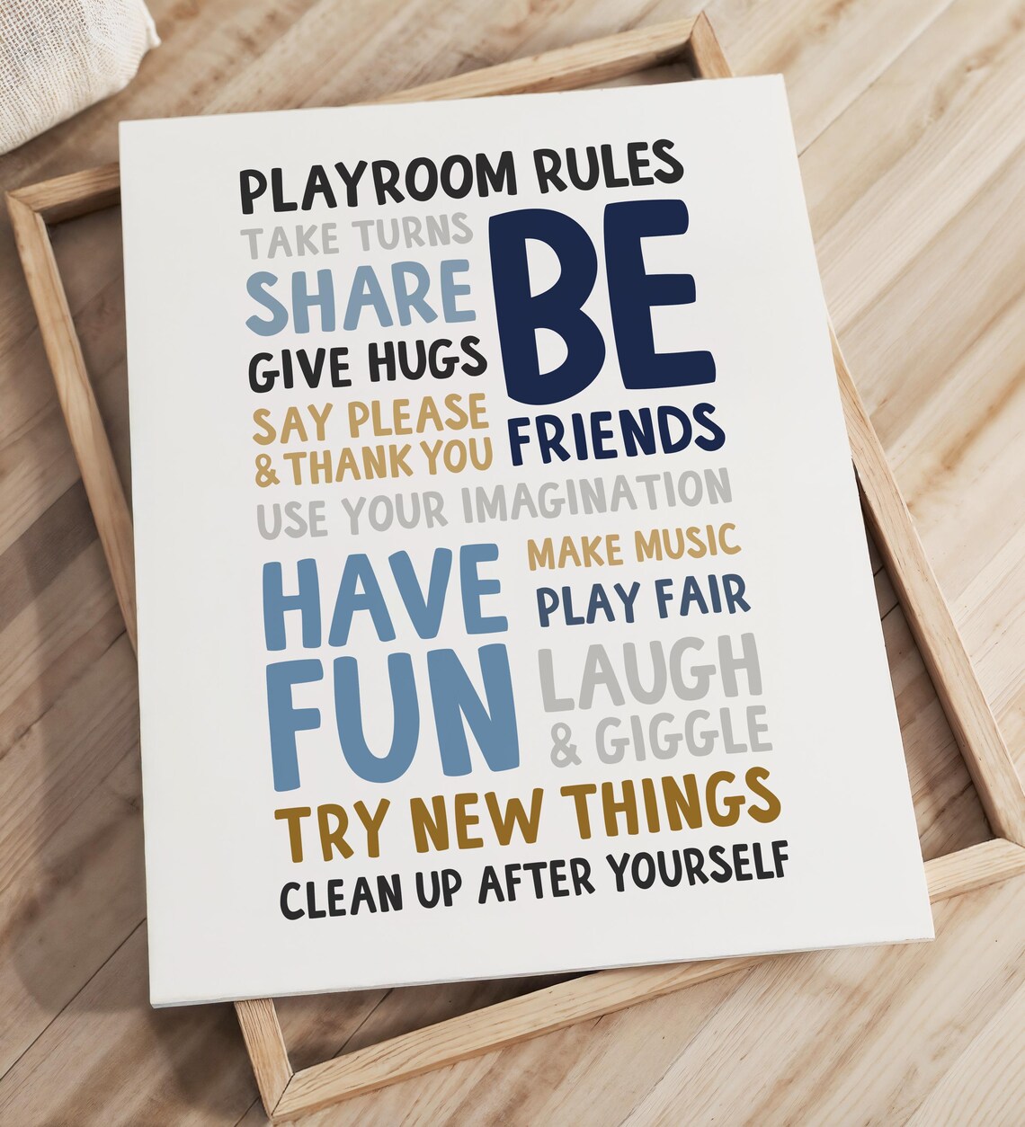 Playroom Rules Printable, Playroom Rules Instant Download, Boys ...