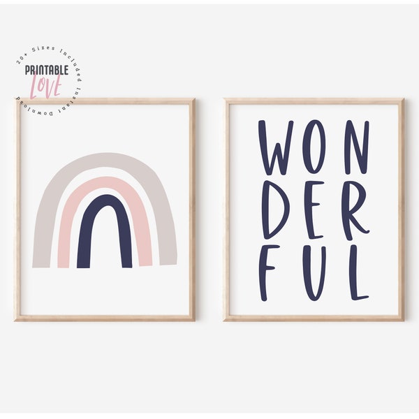 Muted Rainbow - Etsy