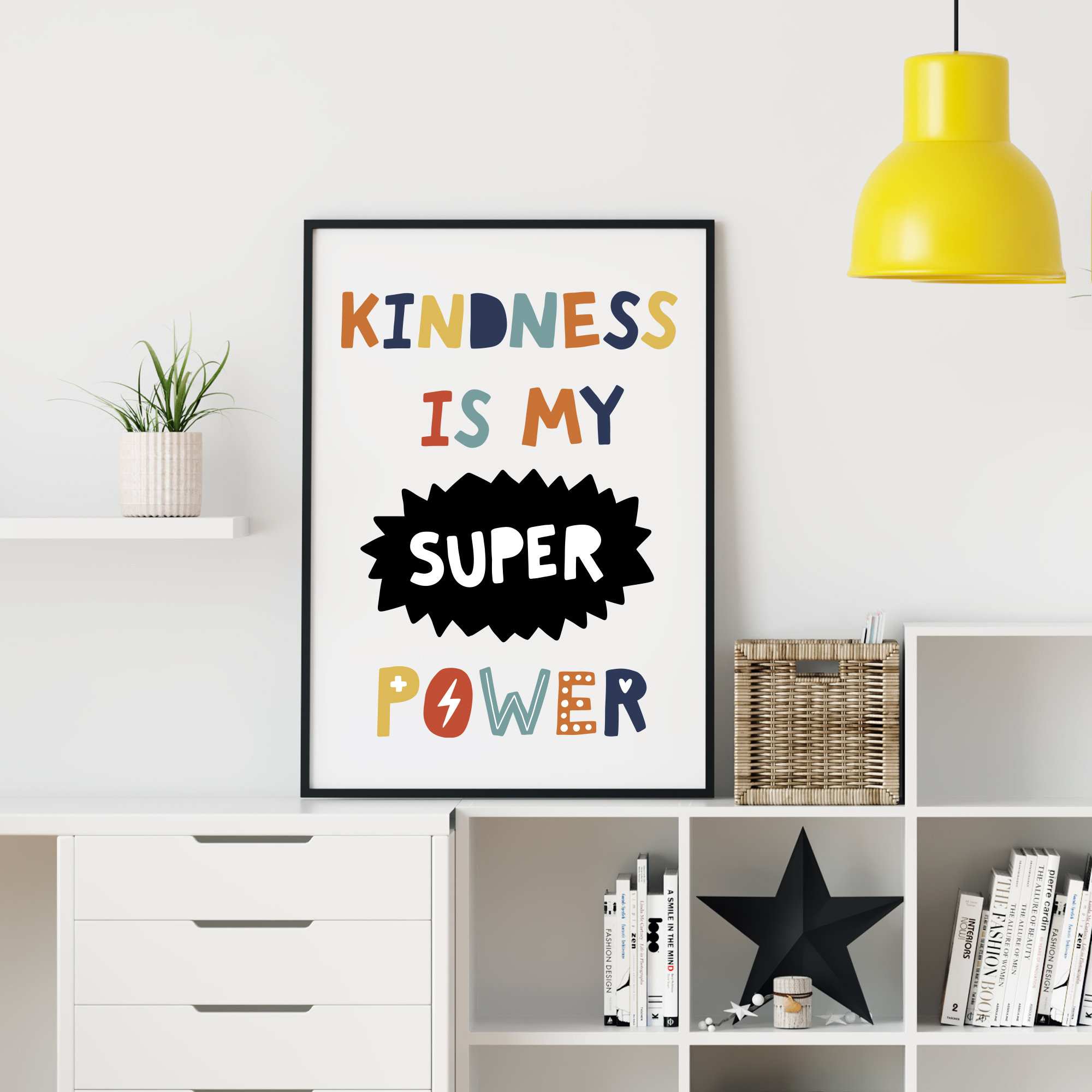 Kindness Is My Super Power Print SuperHero Printable Super | Etsy