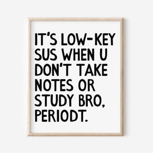 Middle High School Classroom Wall Art, English Math Science Poster ...