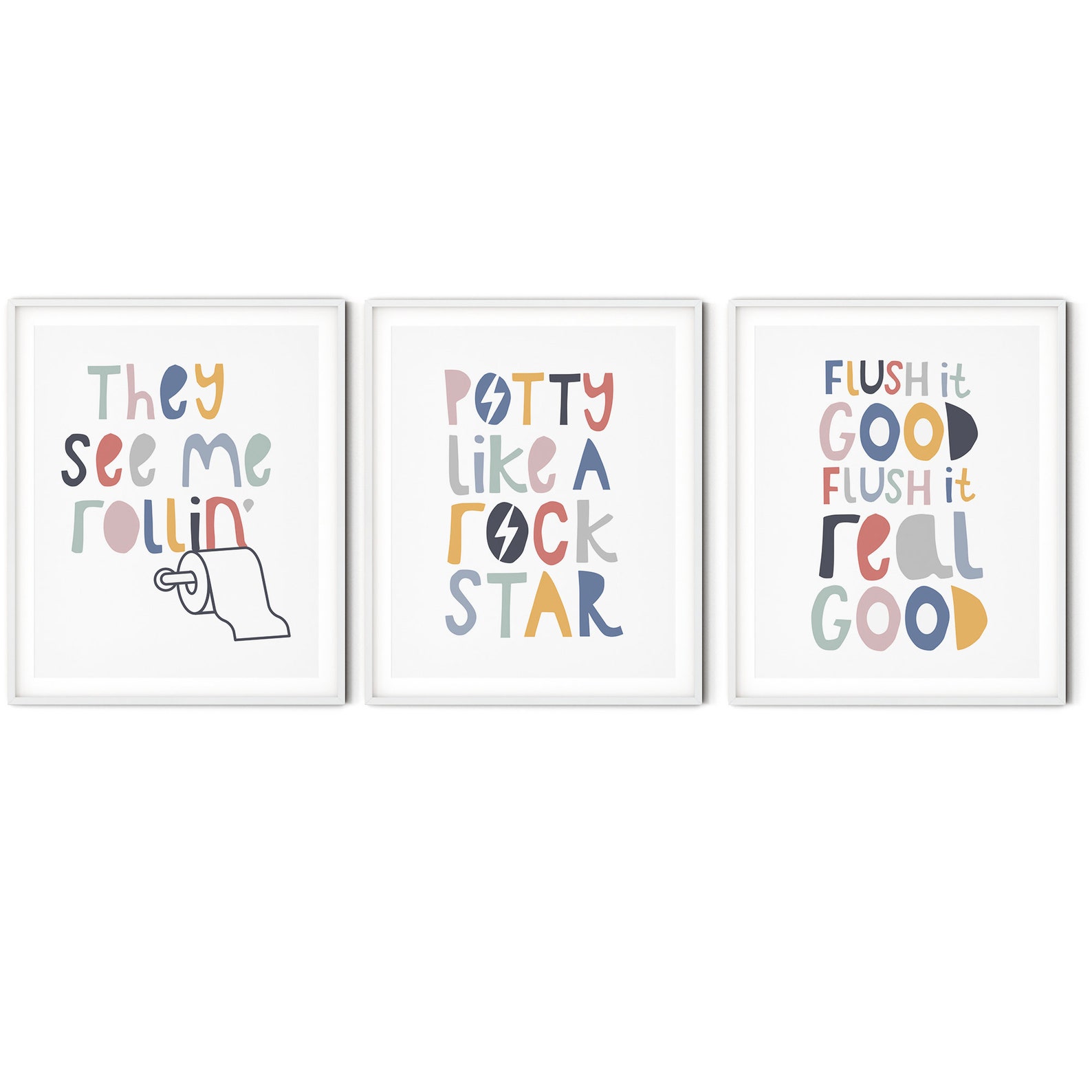 Printable Kids Toilet Signs Kids Bathroom Wall Art Kids - Etsy