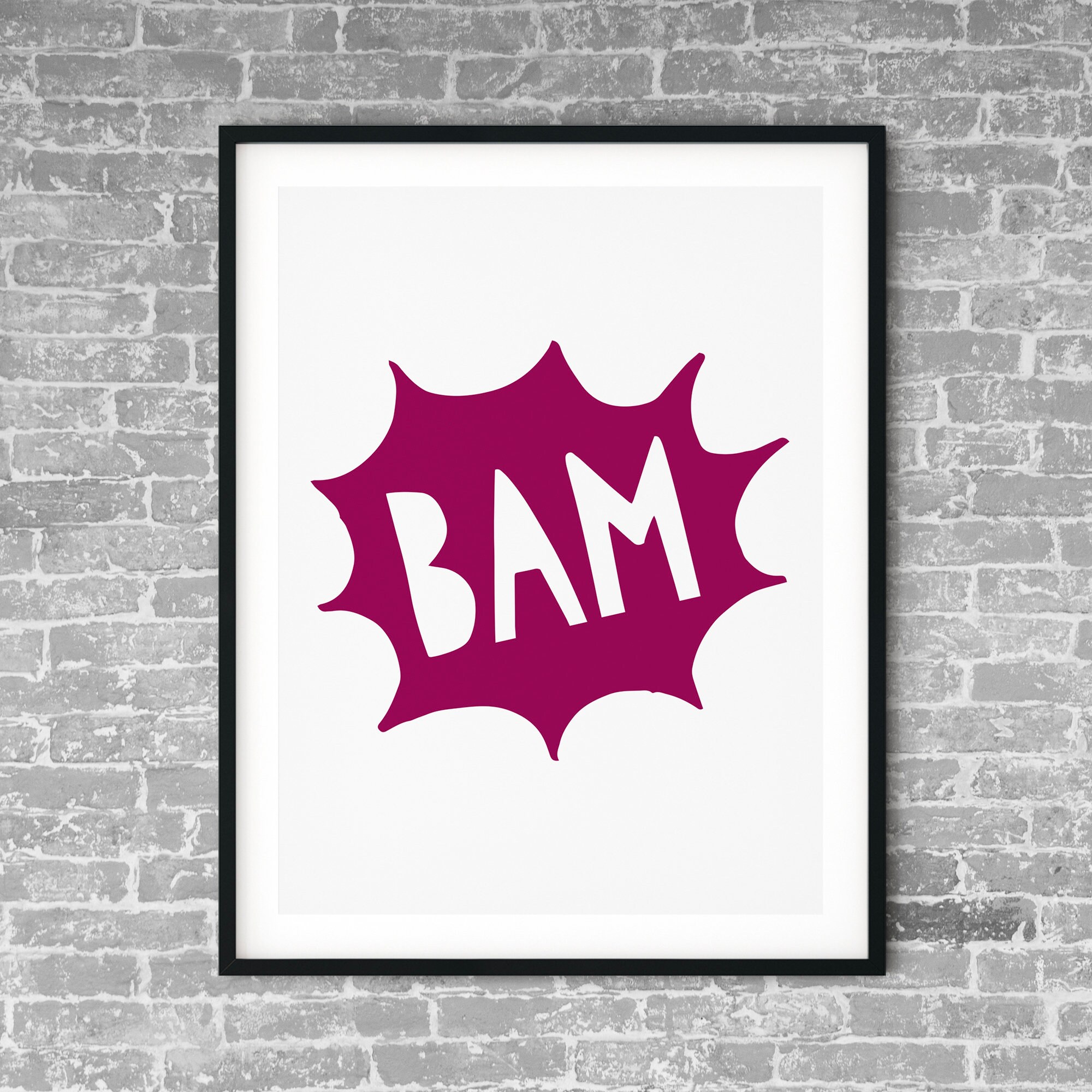 BAM Printable Superhero Decor Girl Power Print Girls Room - Etsy