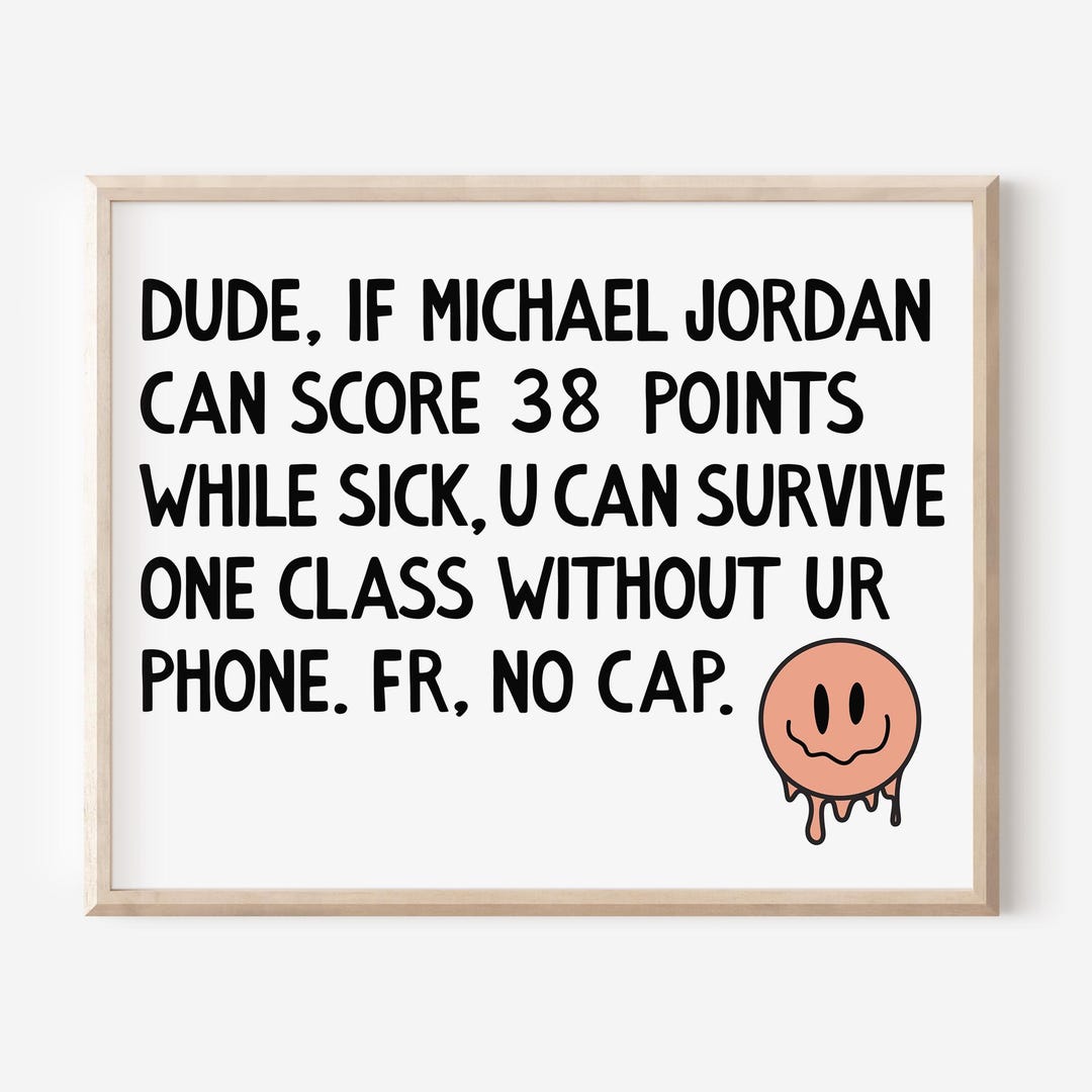 Middle High School Classroom Wall Art, English Math Science Poster ...