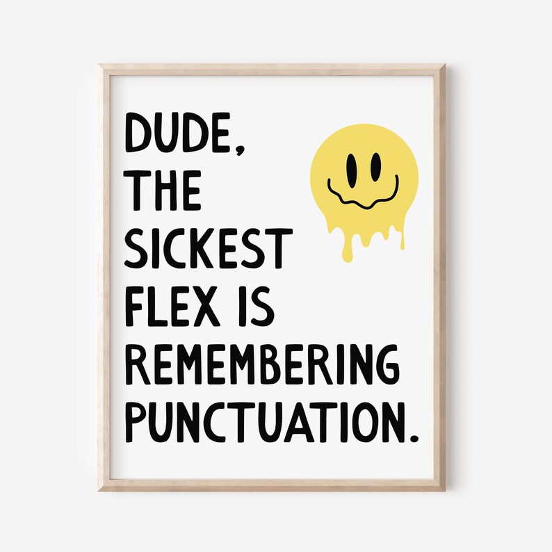 Middle High School Classroom Wall Art, English History Poster, Gen Z ...