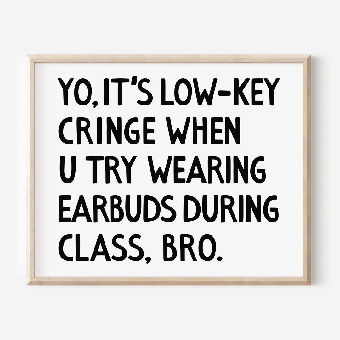 Middle High School Classroom Wall Art, English Math Science Poster ...