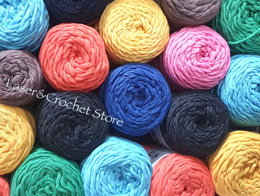 3mm Macrame Twisted Cotton Cord | Cotton Rope | Crochet Cotton Cord ...
