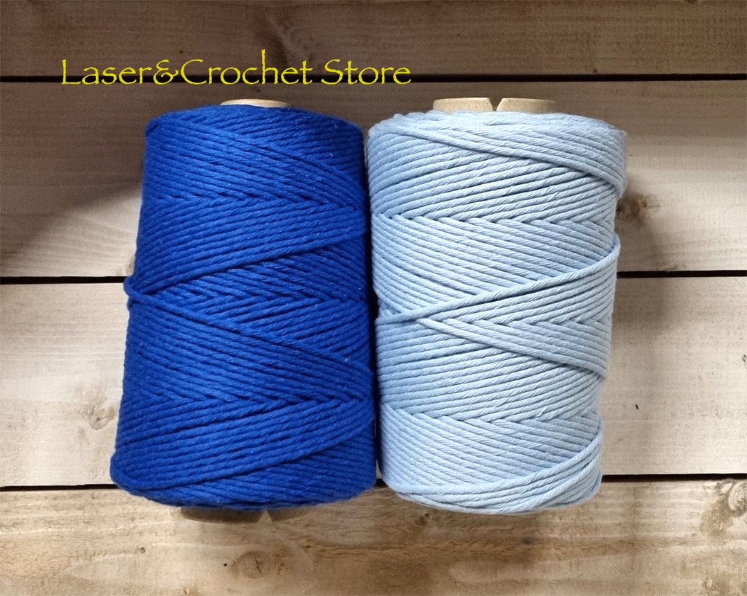 3mm Macrame Twisted Cotton Cord Cotton Rope Crochet Cotton Cord DIY ...