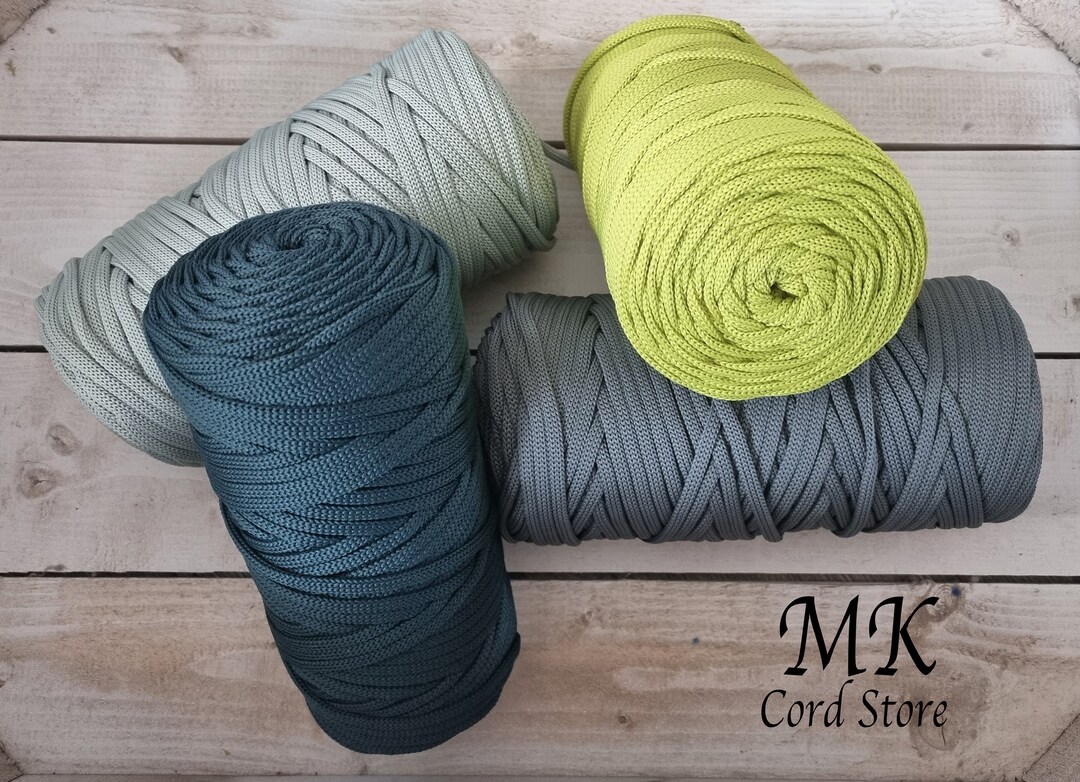 5mm Braided| Polyester| Cord | Rope | Macrame | Crocheting | Knitting ...