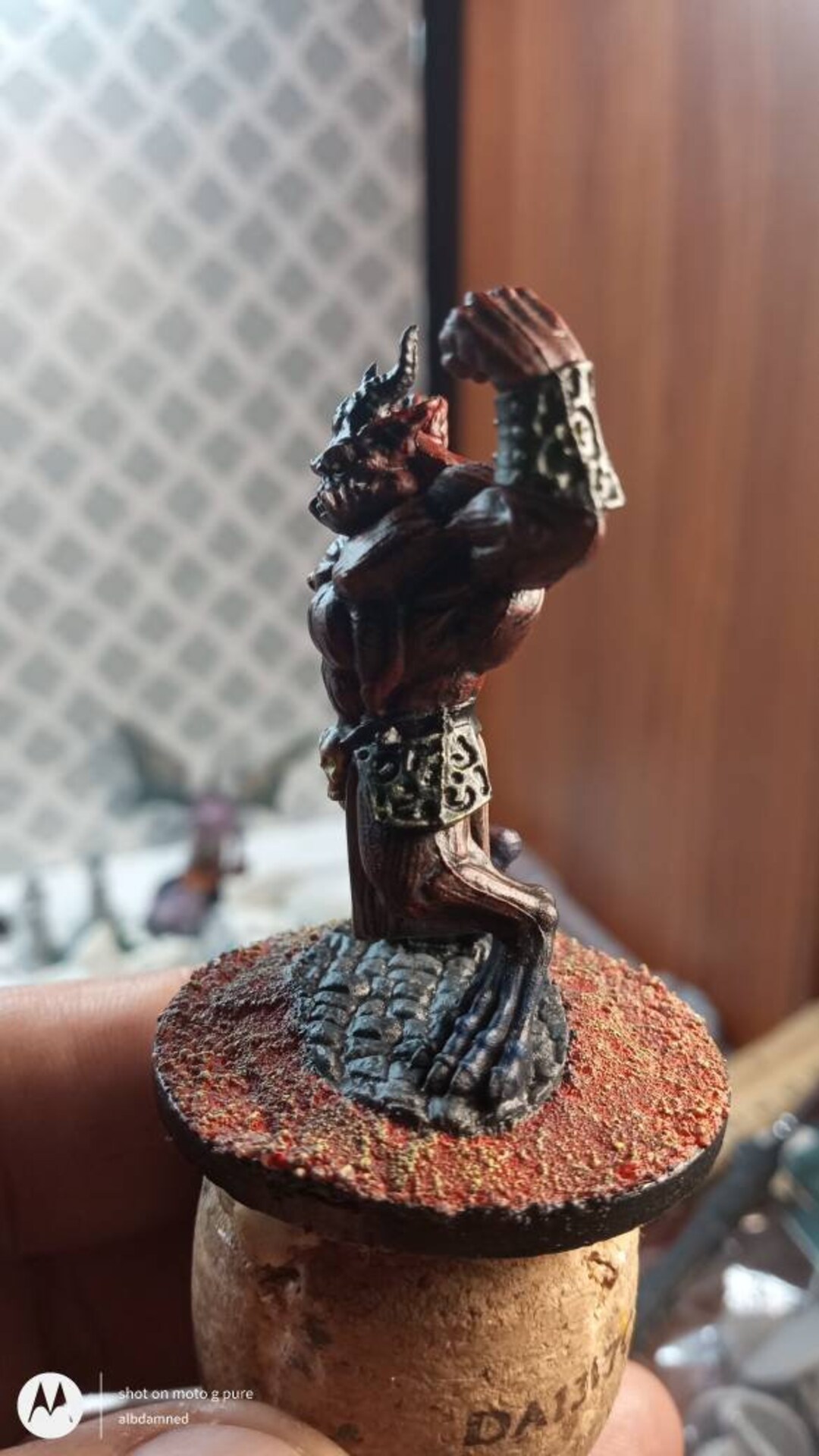 D&d Miniature Blood Demon 5 Mini by Reaper Black Bones Hard Plastic ...