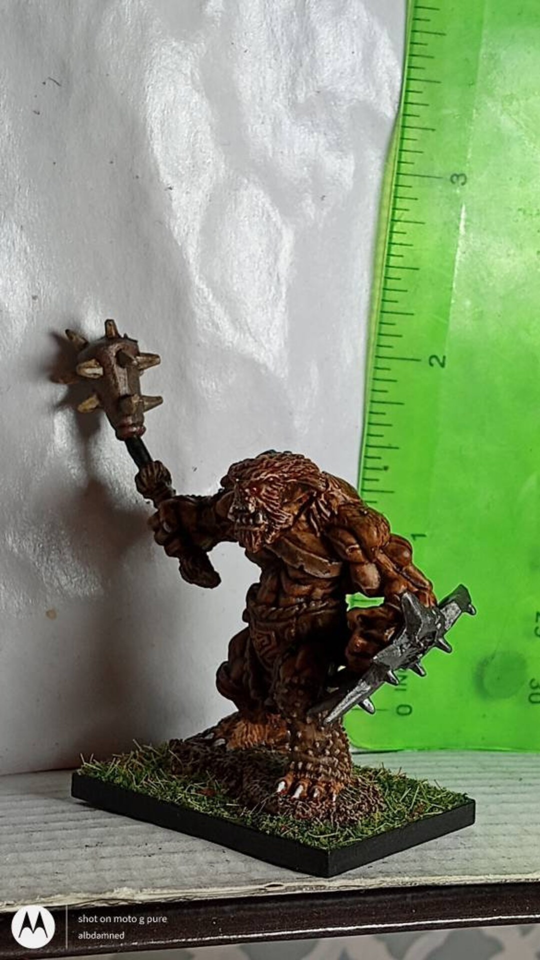 D&d Miniature Bugbear With Spiked Club/shield Mini by Reaper Plastic ...