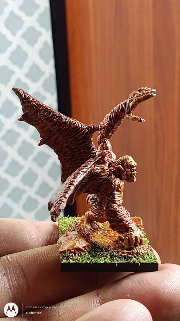 D&d Miniature Ape Demon/flying Demon Ape Mini by Reaper Hand Painted ...