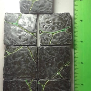 D&d Dungeon Tiles Swamp/acid/arcane Themed Tiles 20 in Set Starter Set ...