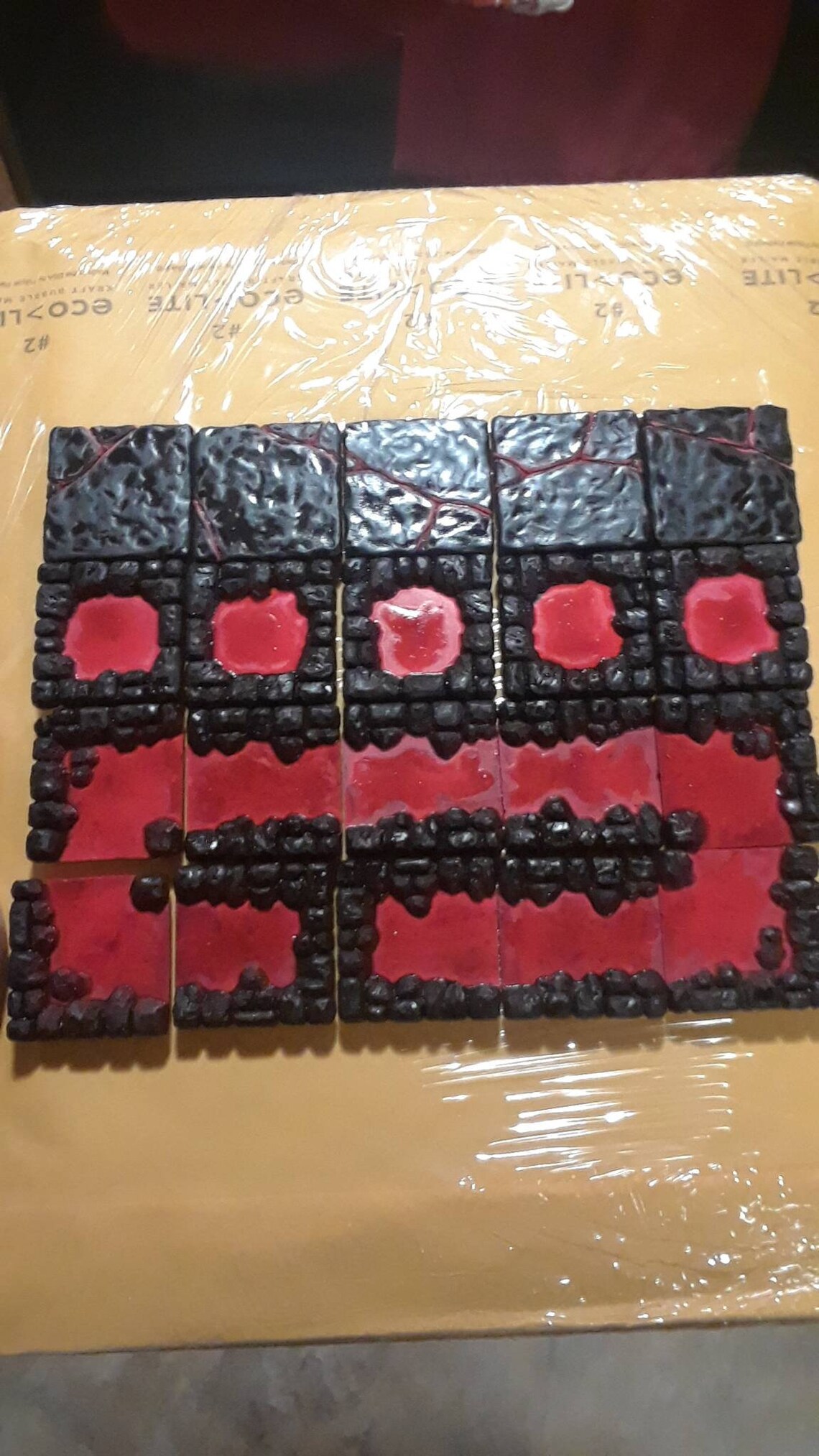 D&d dungeon blood tiles/red liquid/hand made hand poured hand | Etsy