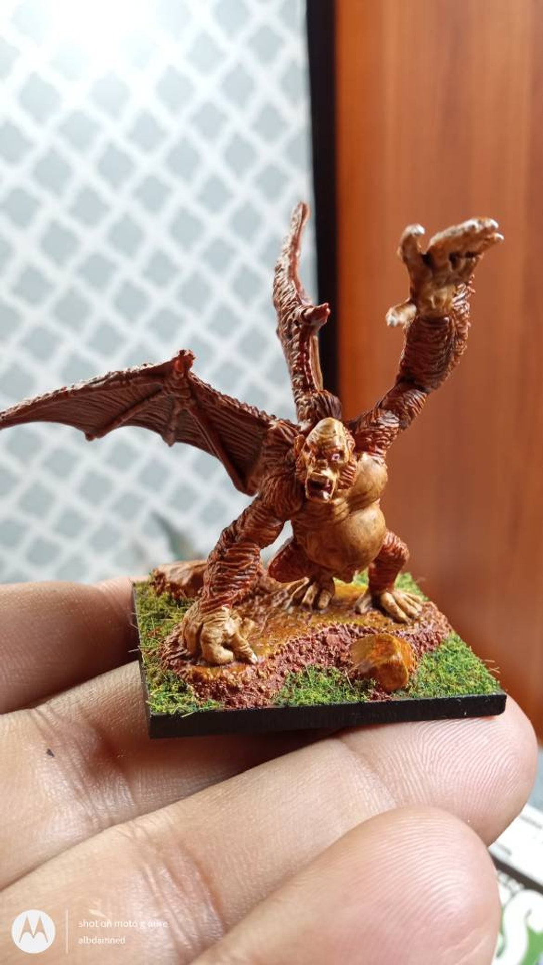 D&d Miniature Ape Demon/flying Demon Ape Mini by Reaper Hand Painted ...