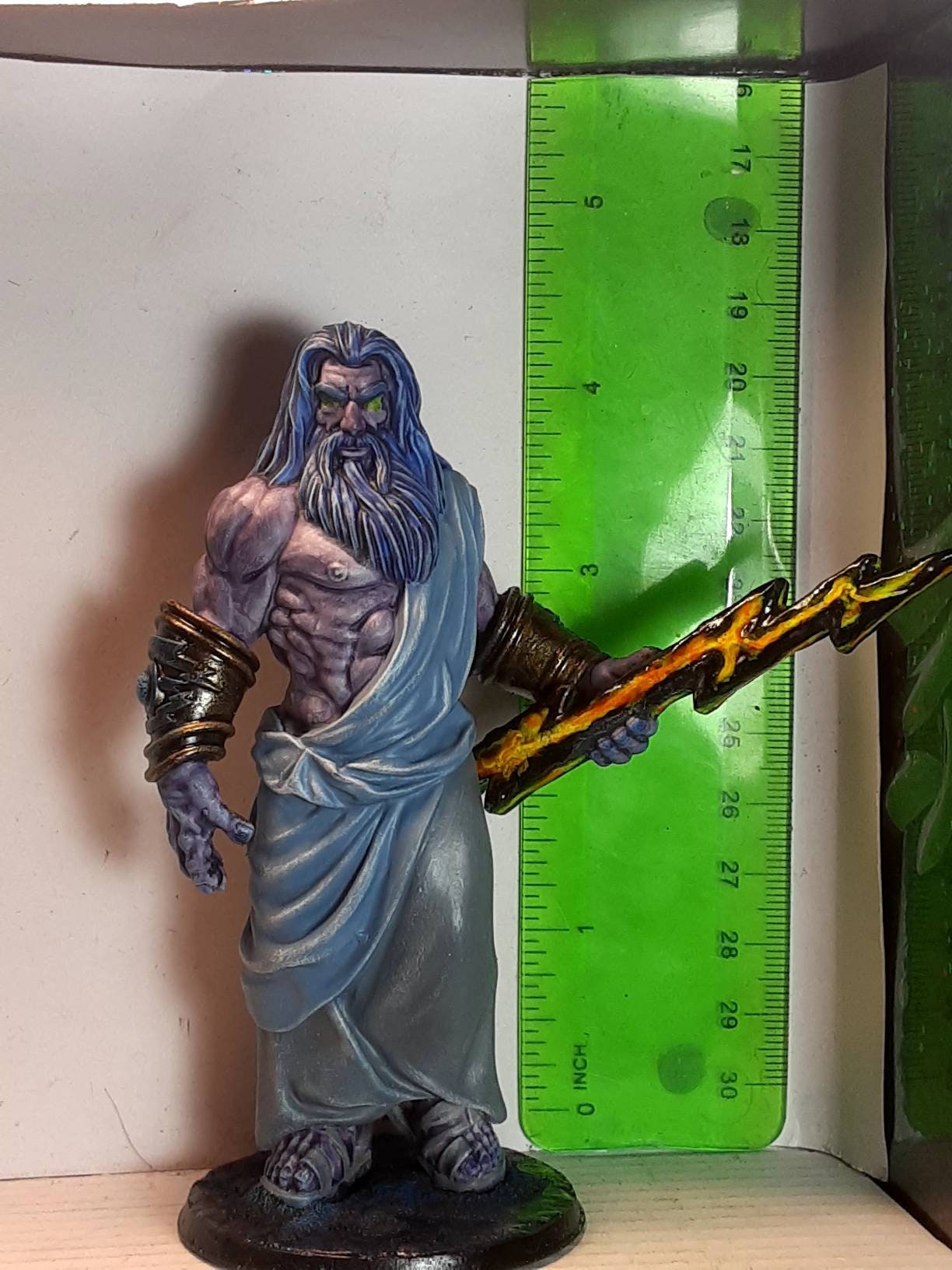 D&d miniature storm giant w/lighting bolt hand painted from 3d | Etsy