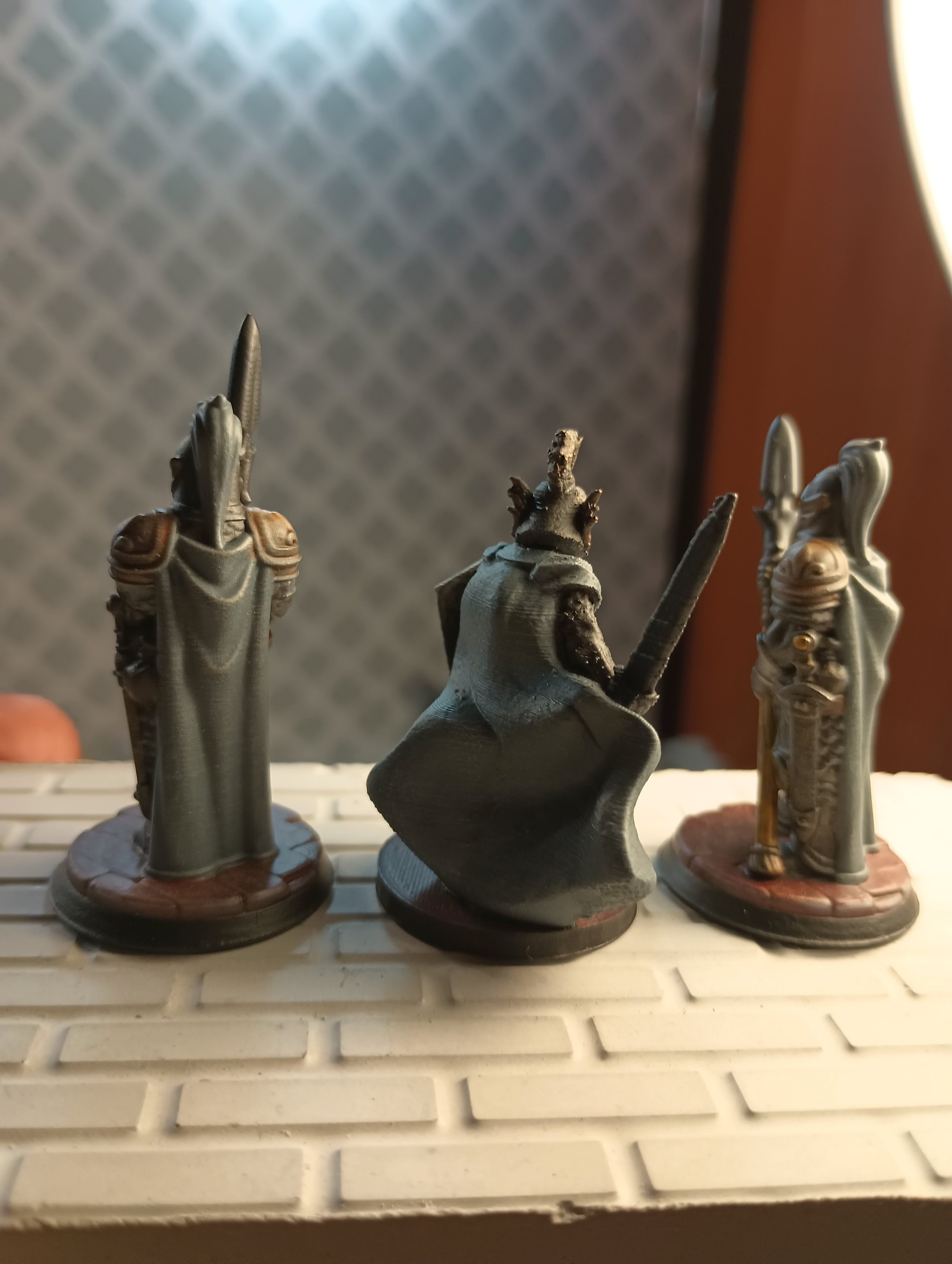 D&d Miniatures Knights/royal Guard Set All 5 - Etsy