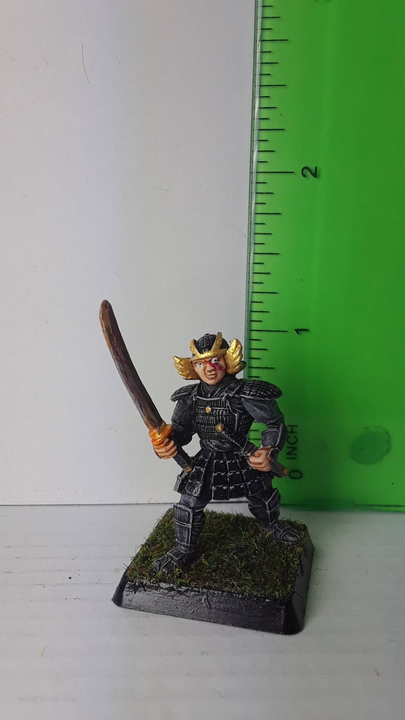 28mm fantasy miniatures samurai miniature hand painted for | Etsy