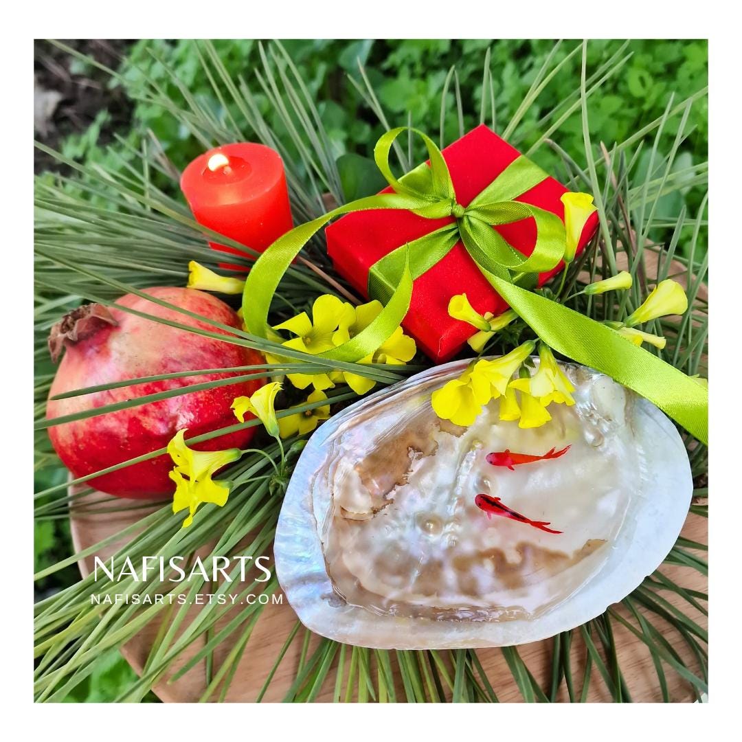 Eternal Red Koi Fish, Resin Fish Pool, Decorative Dish, Boho Style ...