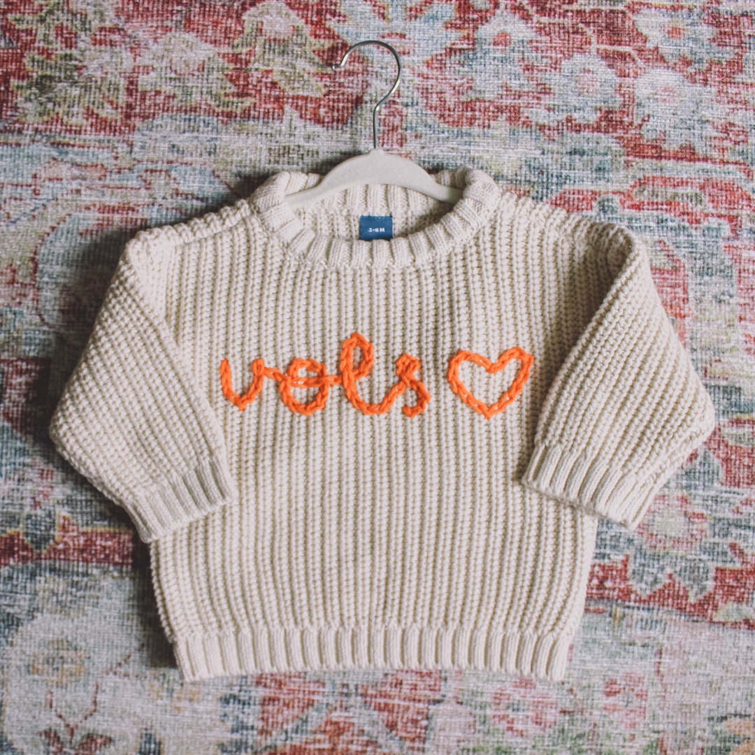 Custom College Football Baby Sweater VOLS UT - Etsy