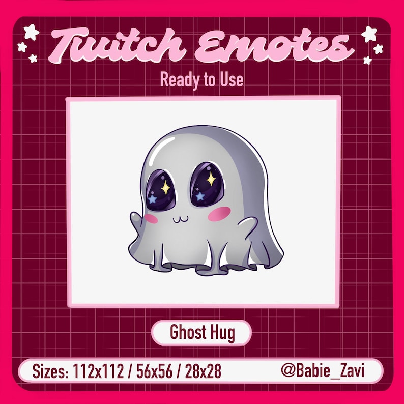 Ghost Emote for Twitch - Ready to Use - Etsy