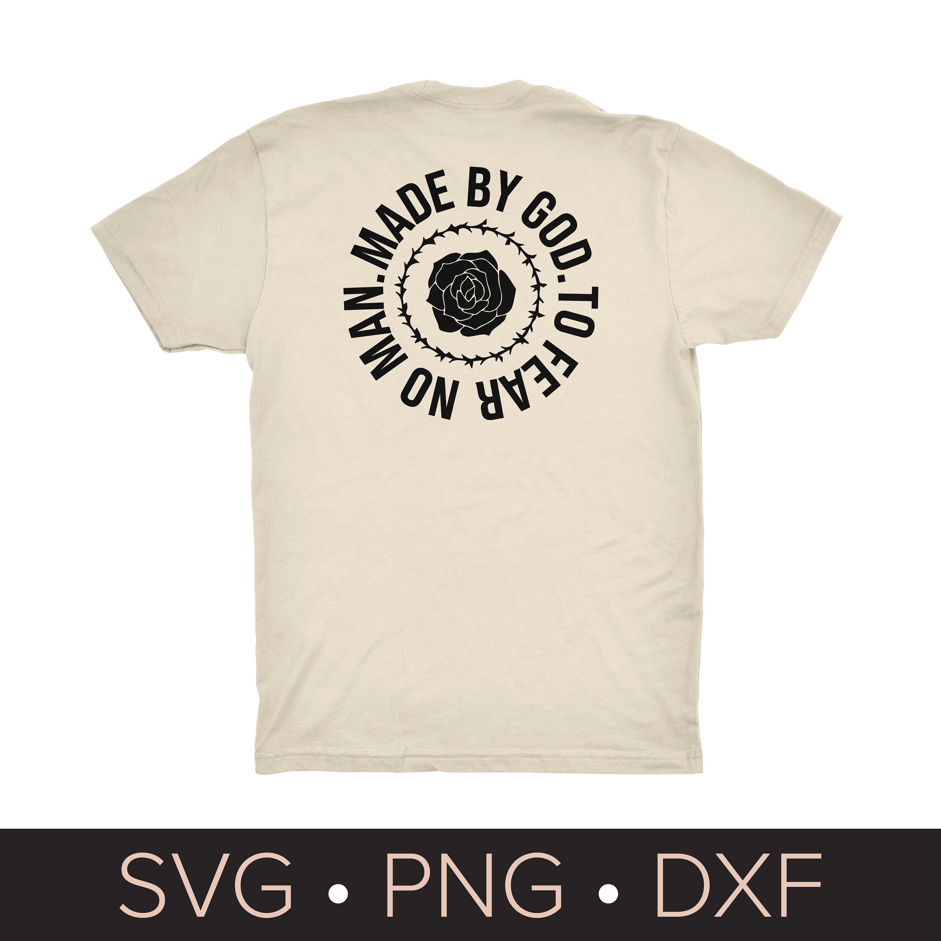 Made by God Svg Unisex Design File, Spiritual Svg Graphic T-shirt ...