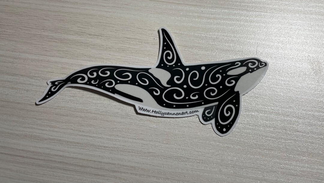 Orca Killer Whale Sticker Decal, Cute, Brighton Inspired, Waterproof, 5 ...