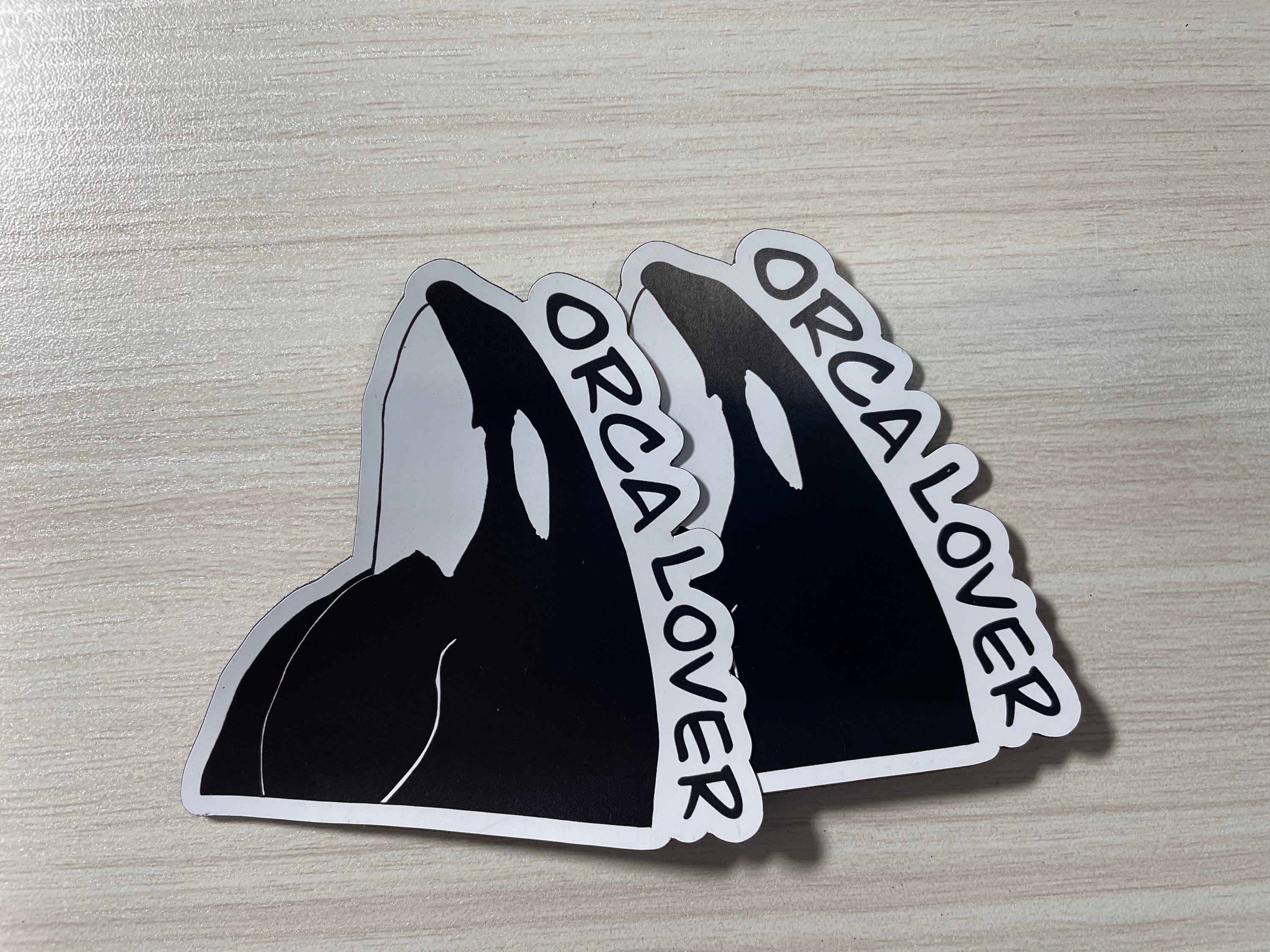 Orca Whale Waterproof Decals: Laptop, Tumbler Stickers - Etsy