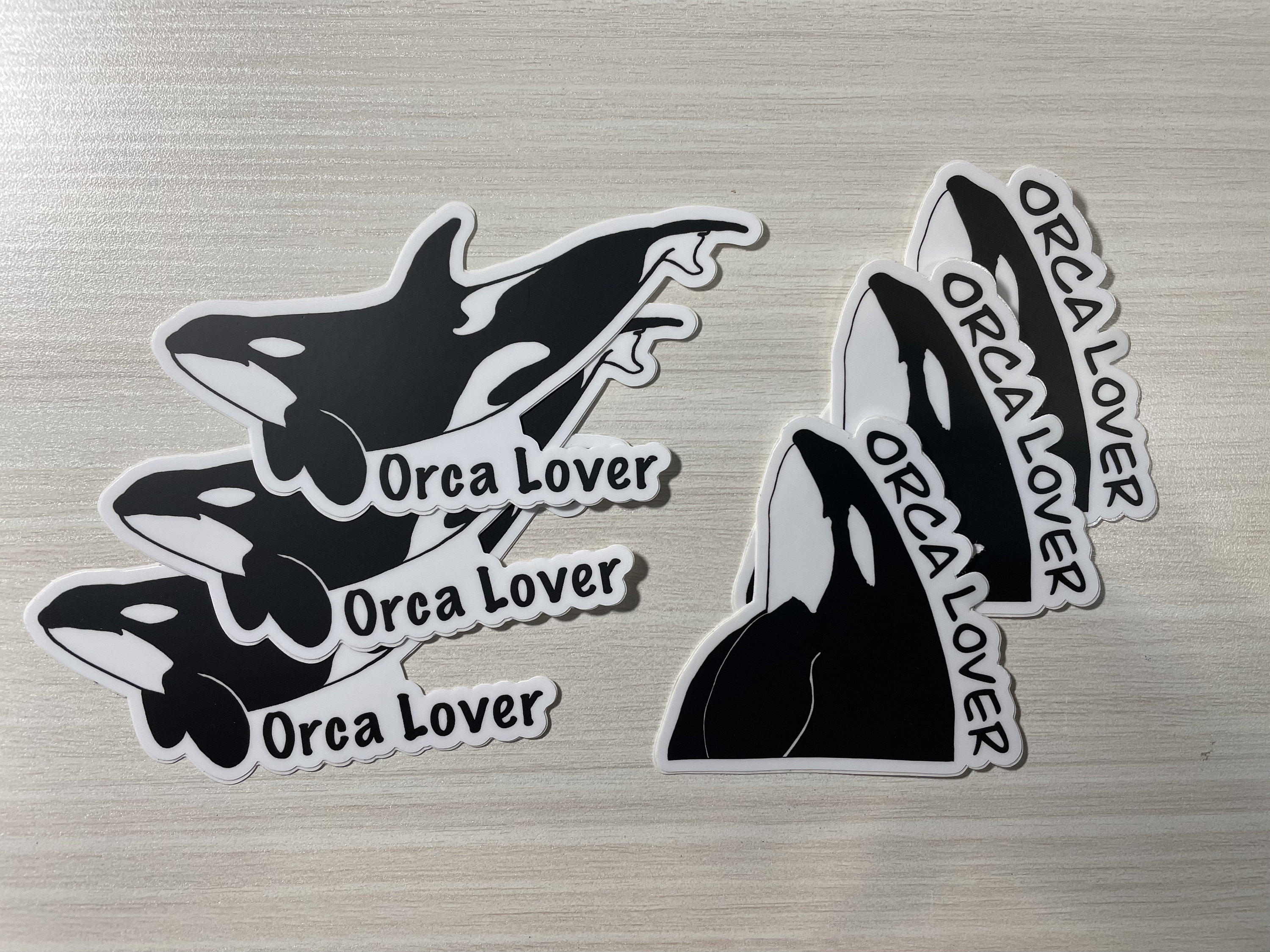 Orca Whale Waterproof Decals: Laptop, Tumbler Stickers - Etsy