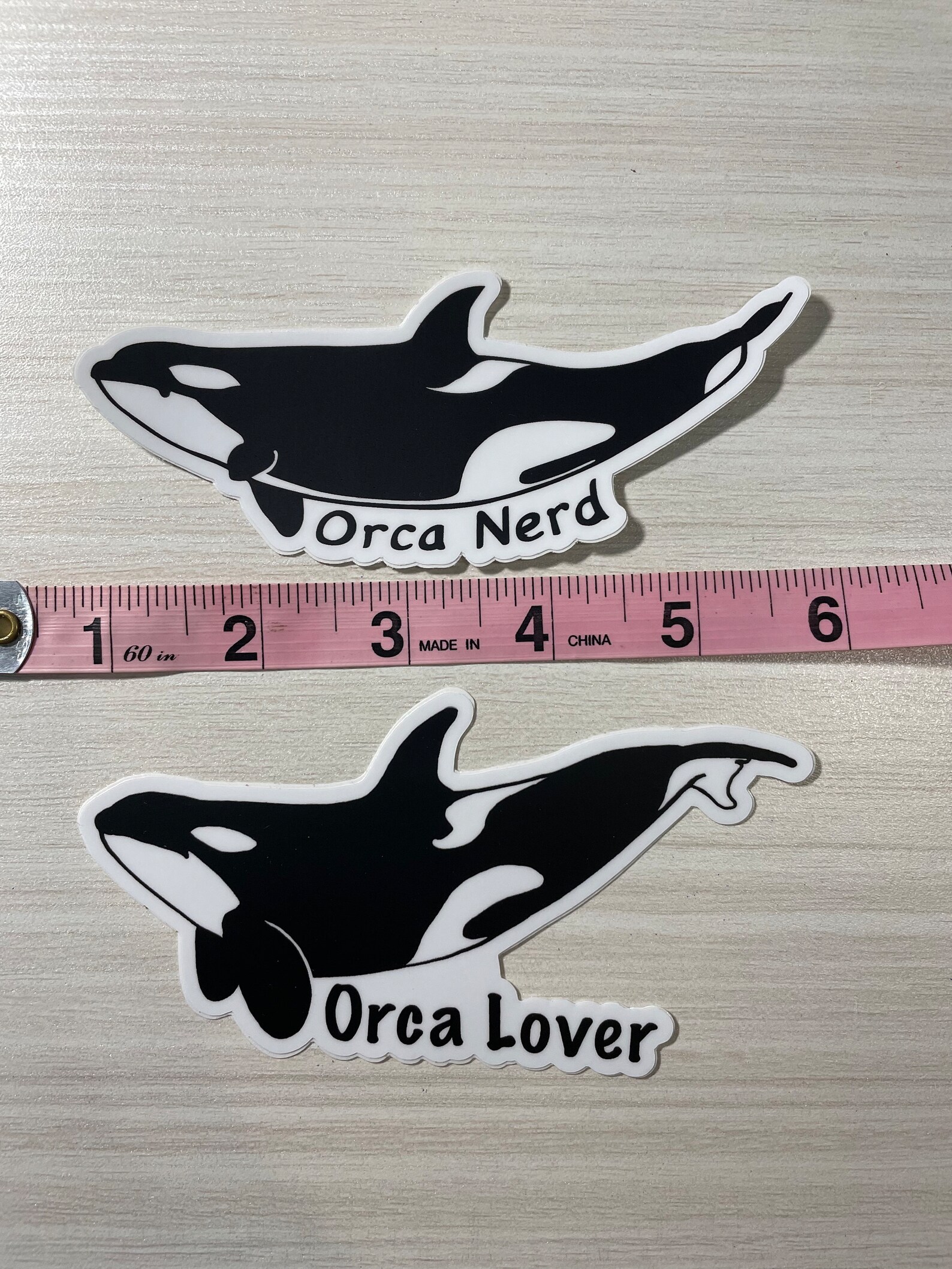 Orca Whale Waterproof Decals: Laptop, Tumbler Stickers - Etsy
