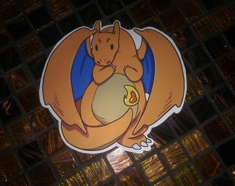 Pikachu Charizard Vinyl Sticker : - Etsy