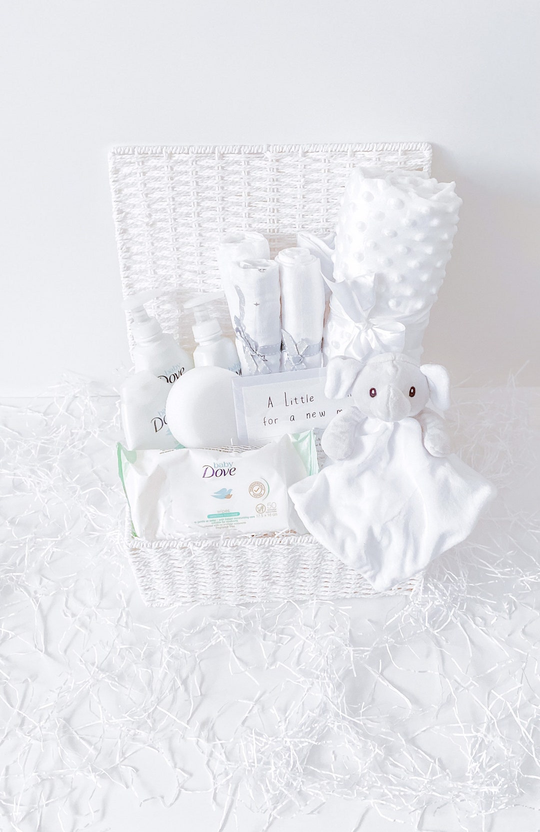 Luxury Essentials Baby Gift Hamper Baskets Neutral Baby Gift - Etsy UK