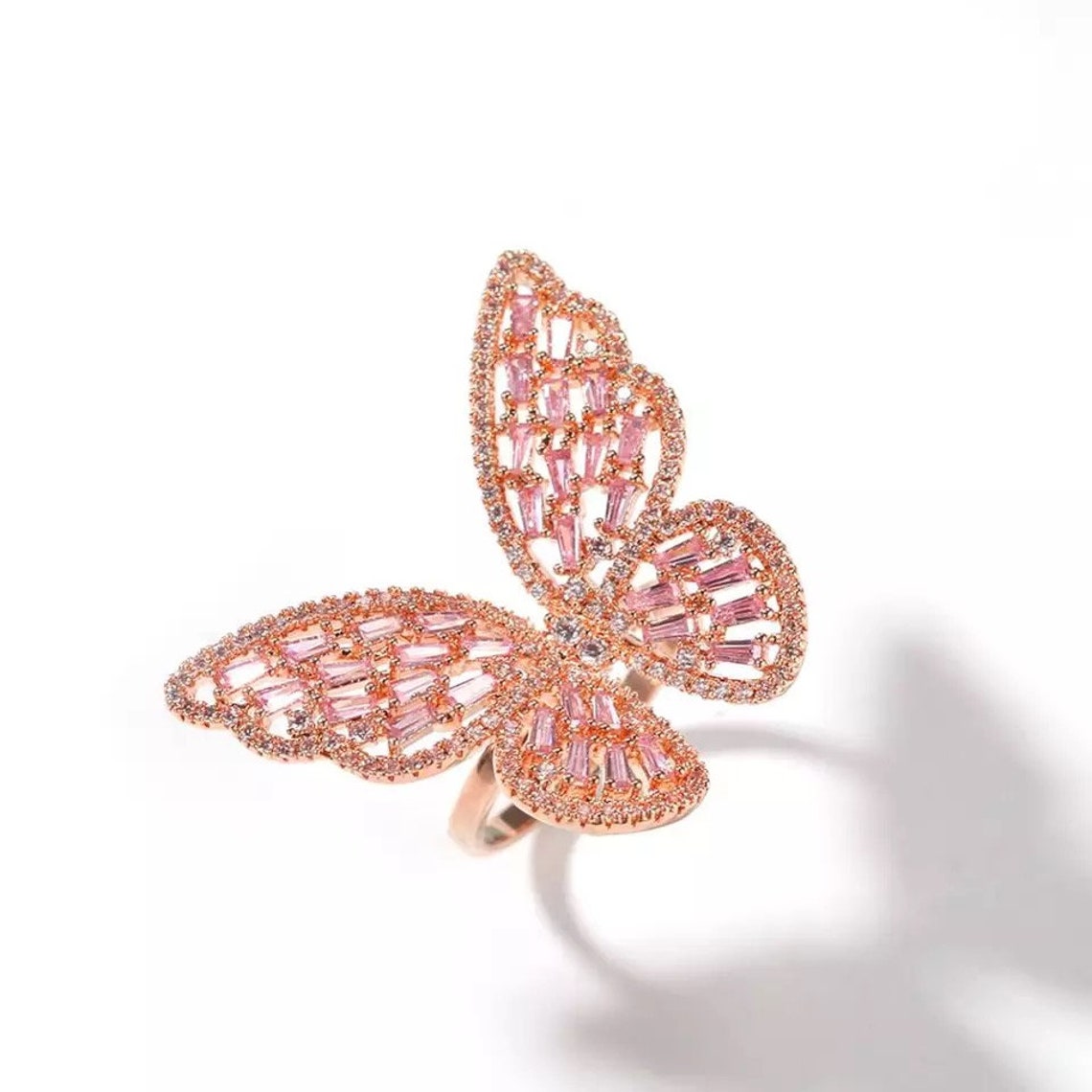 Buy Stacy Butterfly Adjustable Ring Online in India - Etsy