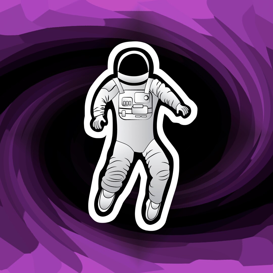 4-inch Astronaut Vinyl Sticker - Die Cut - Etsy