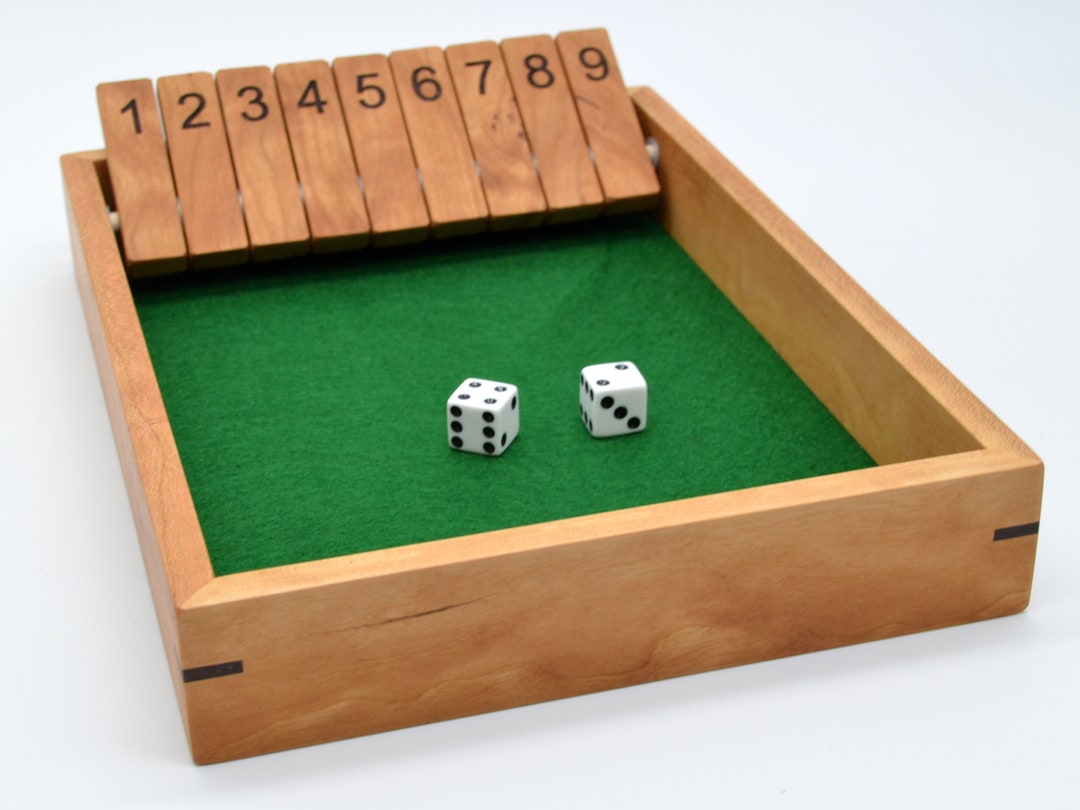 Shut the Box, Handmade Dice Game, Classic Pub Game - Etsy