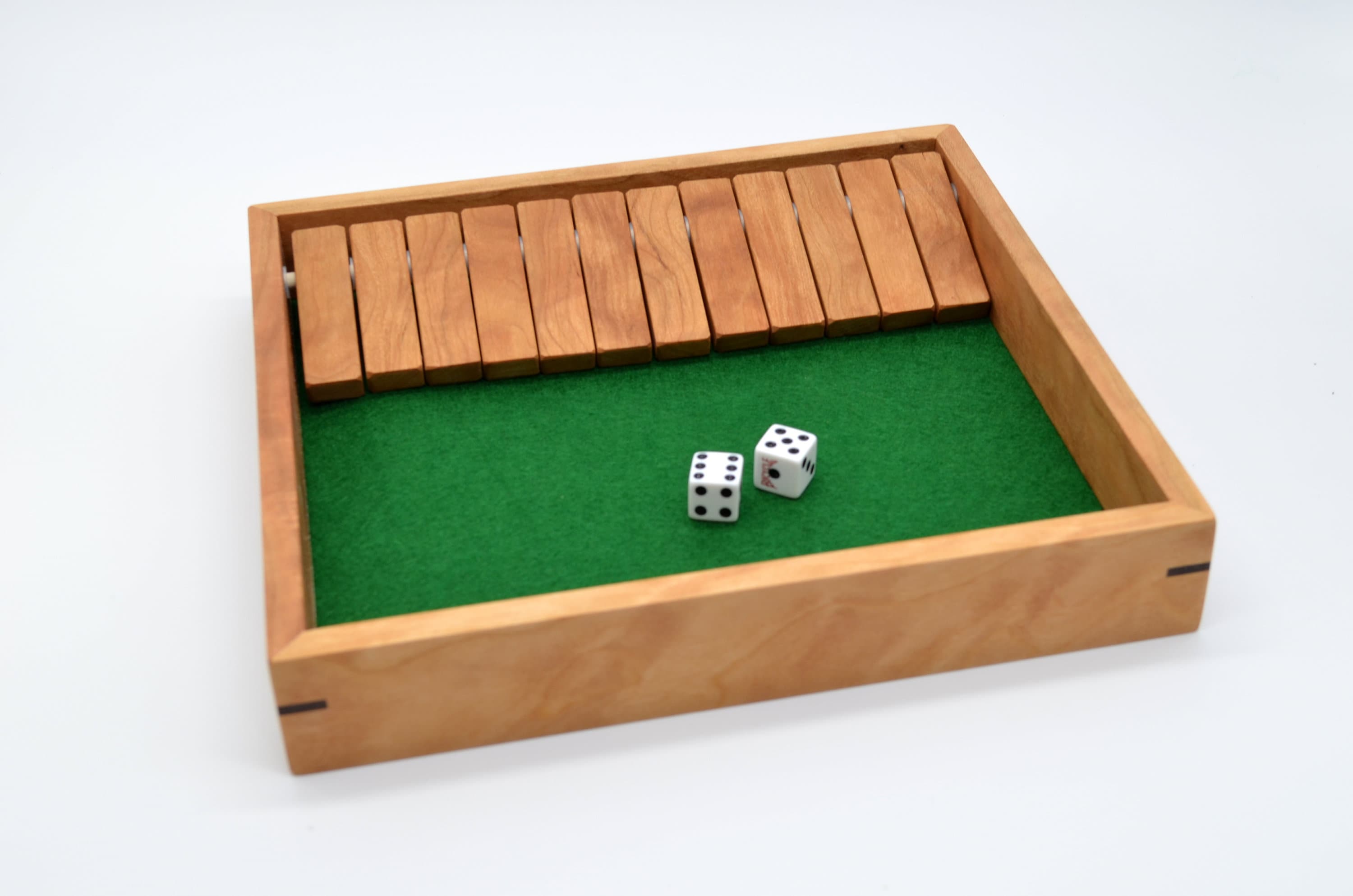 Shut the Box, Handmade 12 Tile Dice Game, Classic Pub Game - Etsy