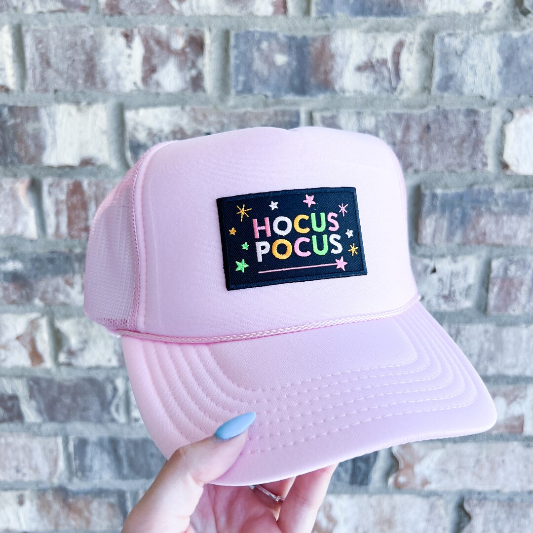 Hocus Pocus Halloween Witch Patch Foam Trucker Hat Halloween Costume ...