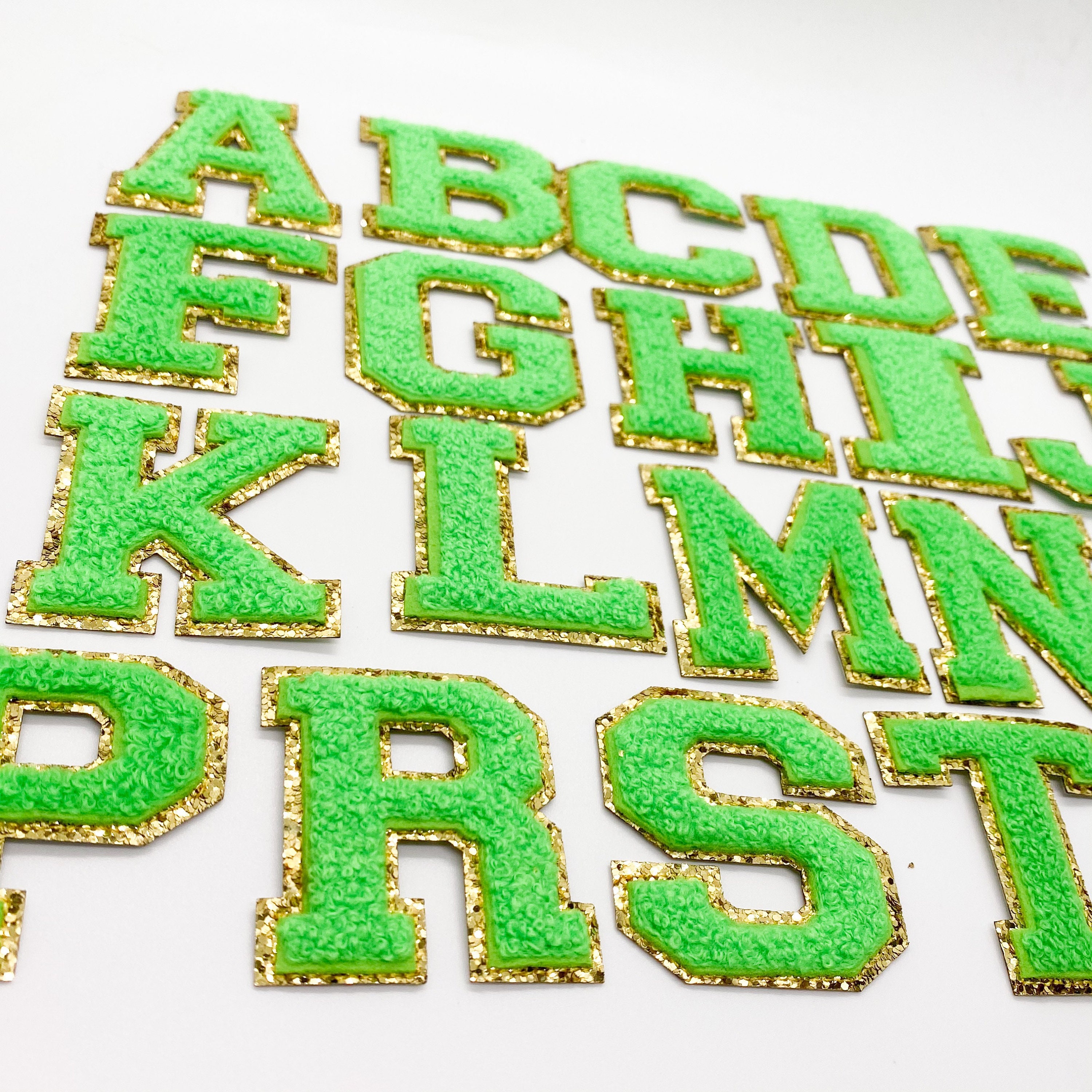 Lime Green Letter A