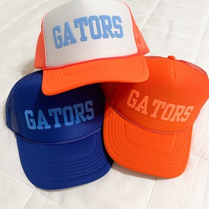 Gators Trucker Hat: Adult Foam Adjustable Sports Cap - Etsy