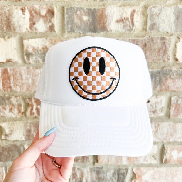 Checkered Hat - Etsy