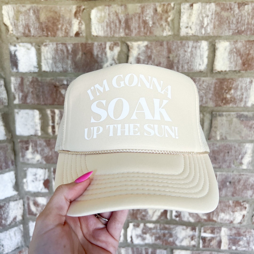 Soak up the Sun Trucker Hat: Summer Beach Trip Hat - Etsy