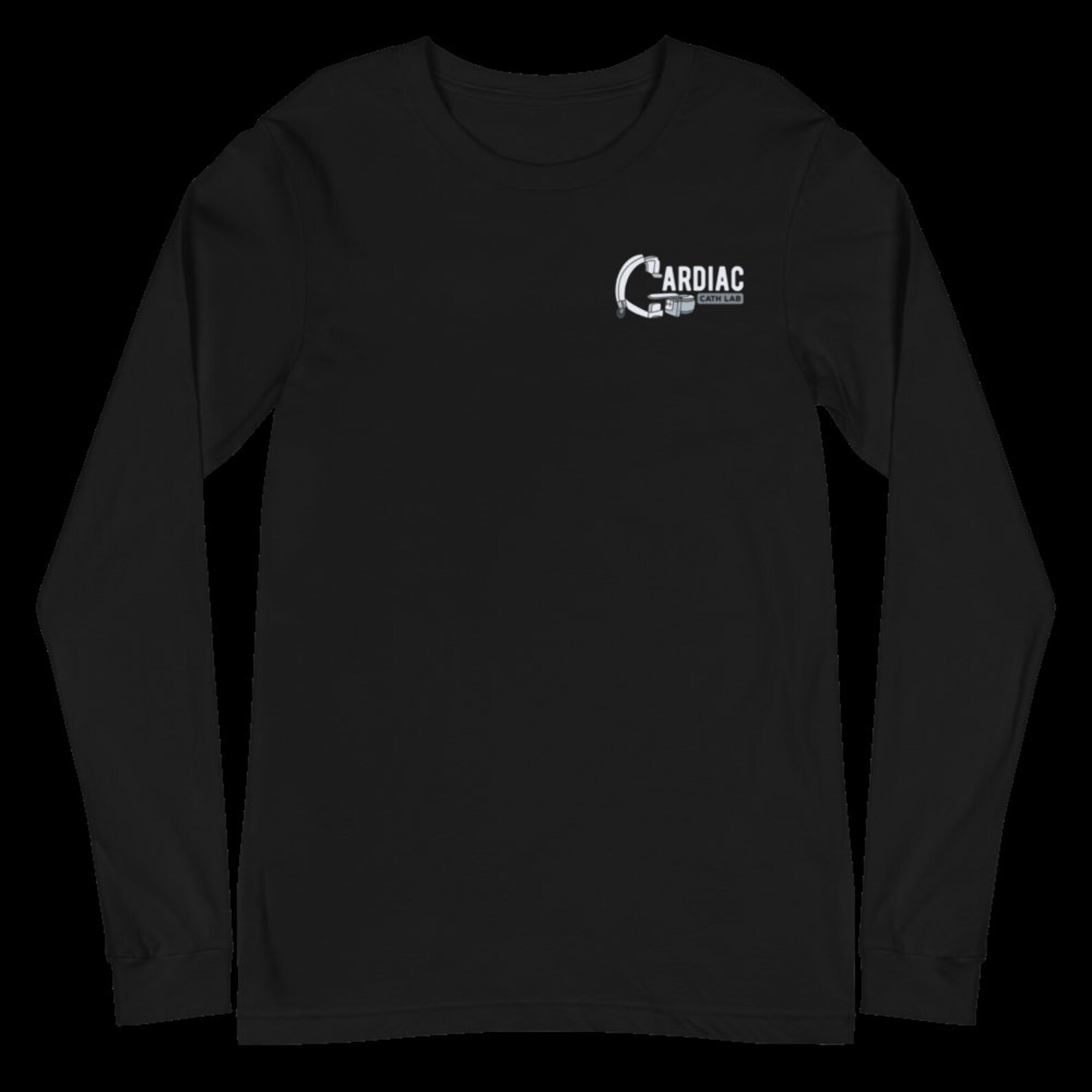 Cardiac Cath Lab Chest Logo Long Sleeve - Etsy