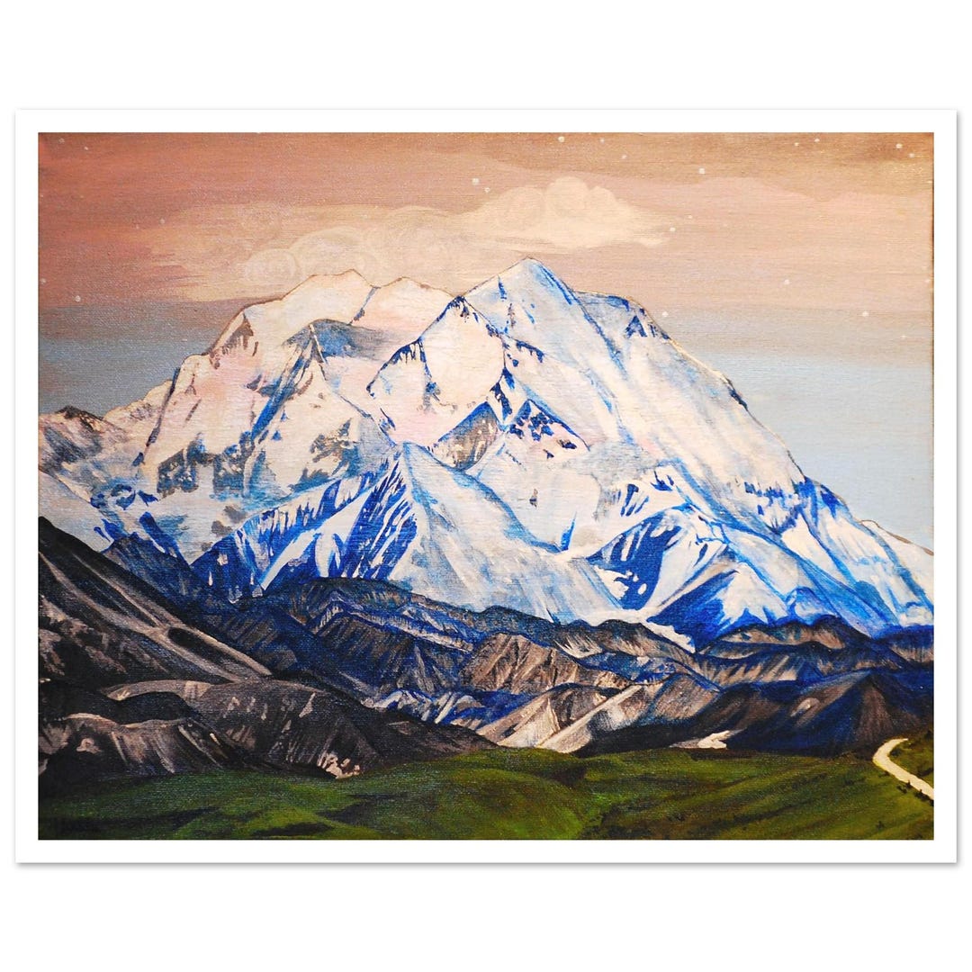 Mount Denali Poster and Print - Etsy