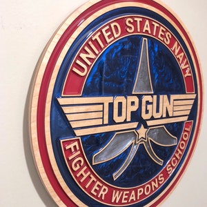TOP GUN United States Navy Fighter Weapons School Movie Sign - Etsy