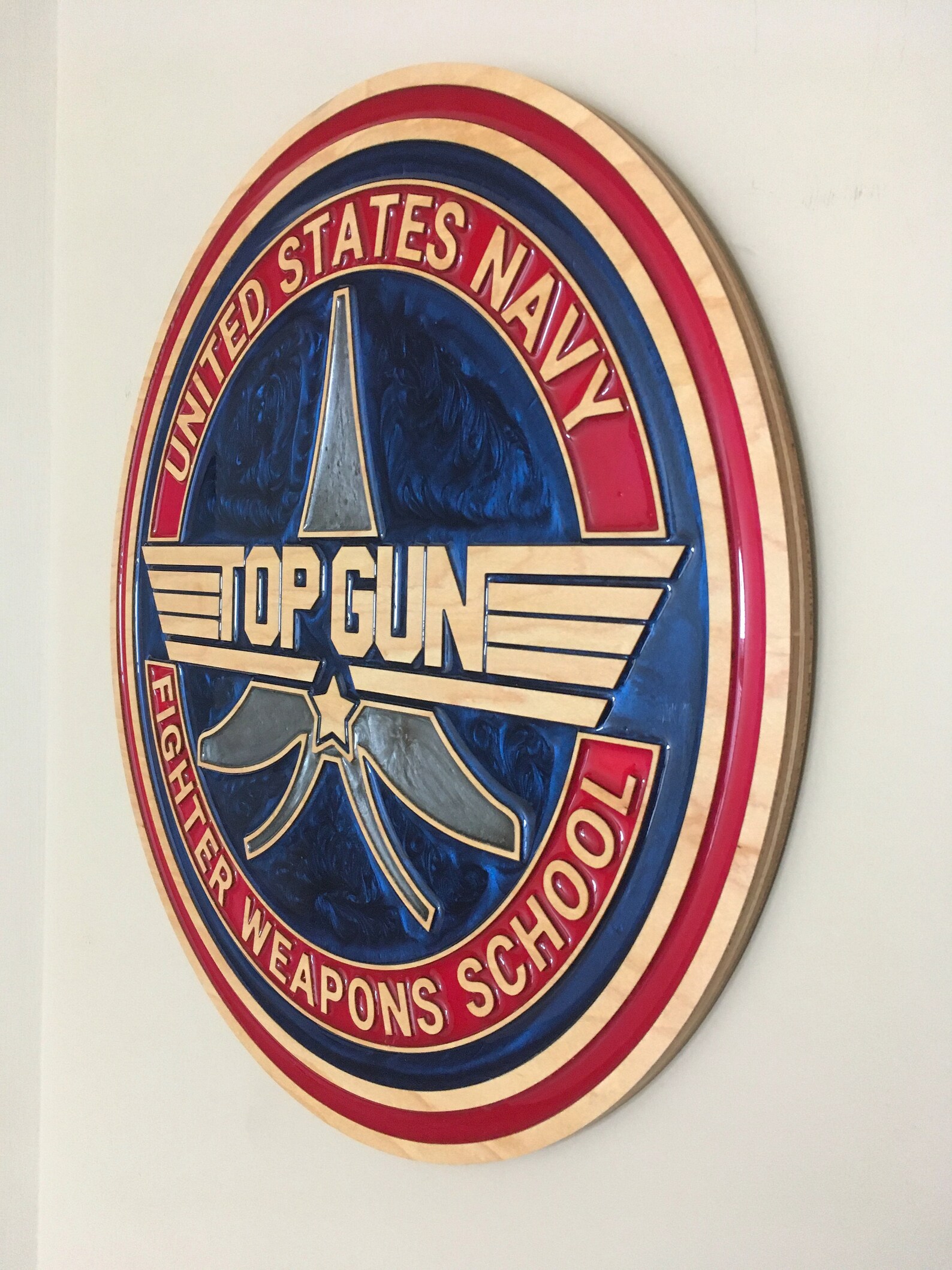 TOP GUN United States Navy Fighter Weapons School Movie Sign - Etsy