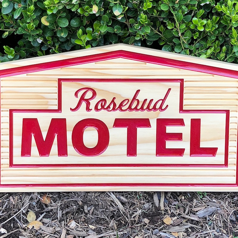 Rosebud Motel Sign - Etsy