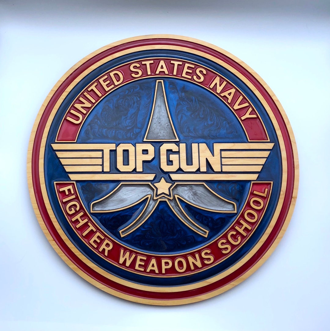 TOP GUN United States Navy Fighter Weapons School Movie Sign - Etsy