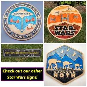 Mos Eisley Cantina Sign No Droids - Etsy